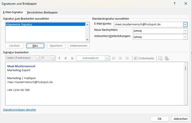Outlook: Signatur Mit Bild | Signatur In Email Einfügen – Silke Nolden