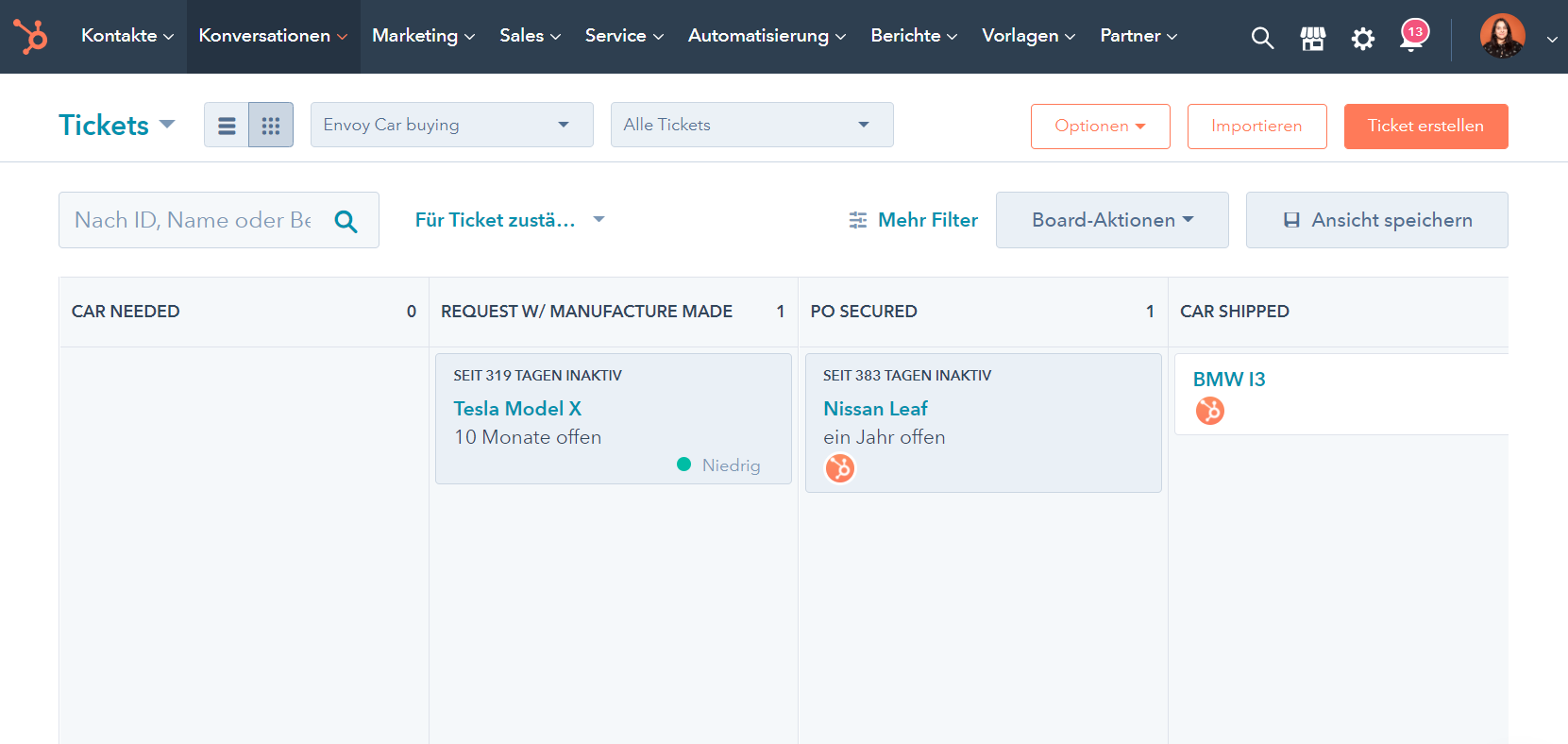 Kostenloses Ticketsystem | HubSpot